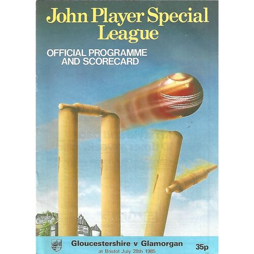 Gloucestershire County Cricket Programme/Scorecards | Bob's Sporting ...