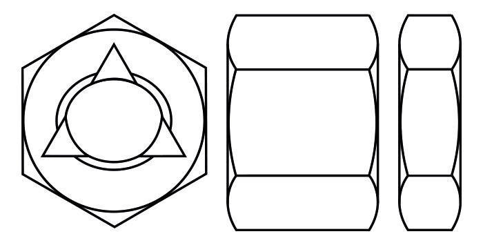 All metal prevailing torque hexagon and square lock nuts. Sometimes ...