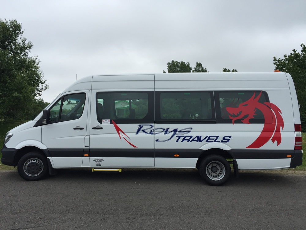 Standard Mercedes Sprinter 1 | Minibus Hire Cardiff | Roy's Travels