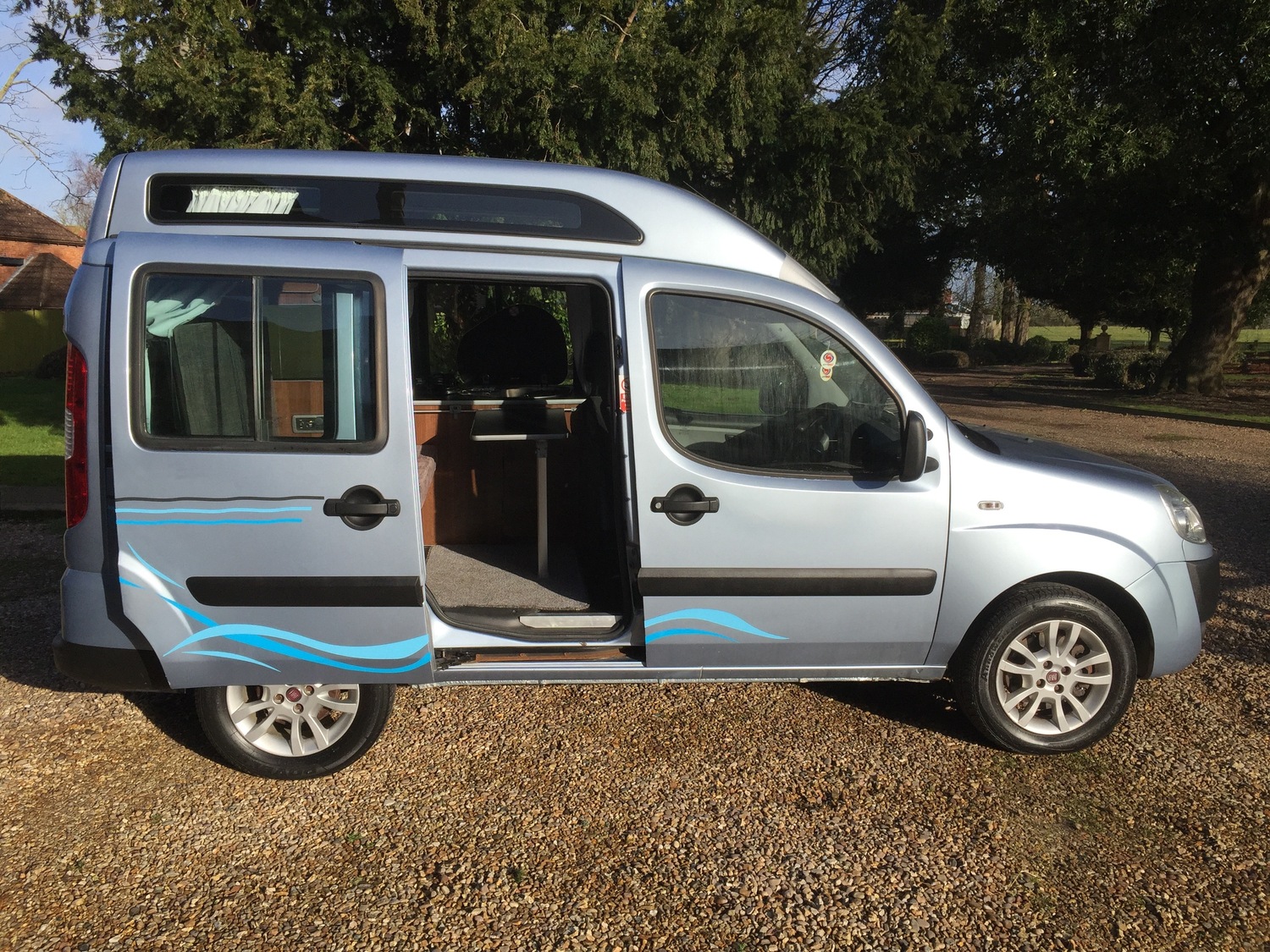 2009 (09)reg Fiat Doblo Dynamic Camper Van 2 Berth - 1.9 M-JET Diesel ...