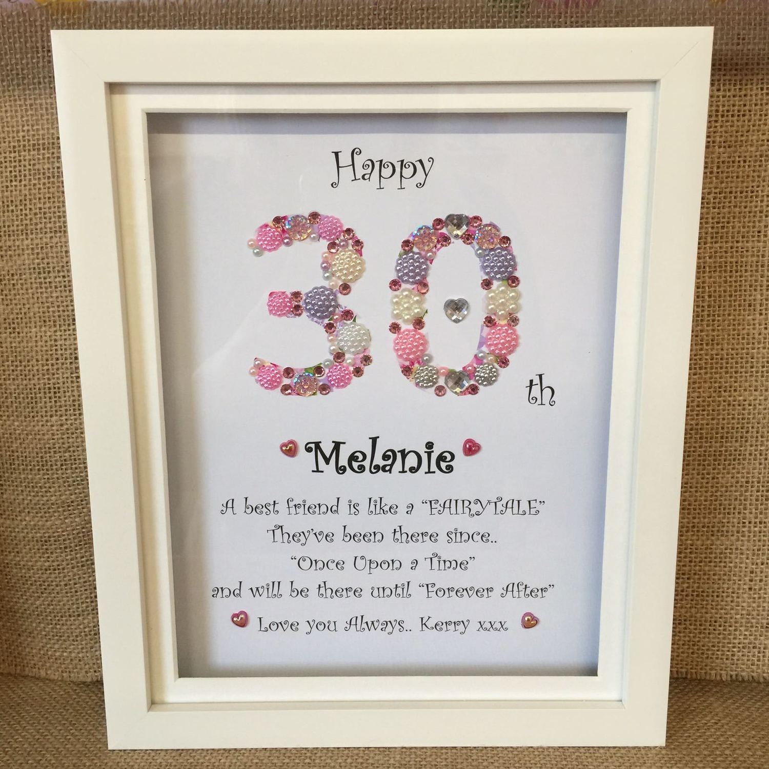 Personalised Birthday Frame Crafty Monkey Unique Personalised personalised-birthday-frame-crafty-monkey-unique-personalised