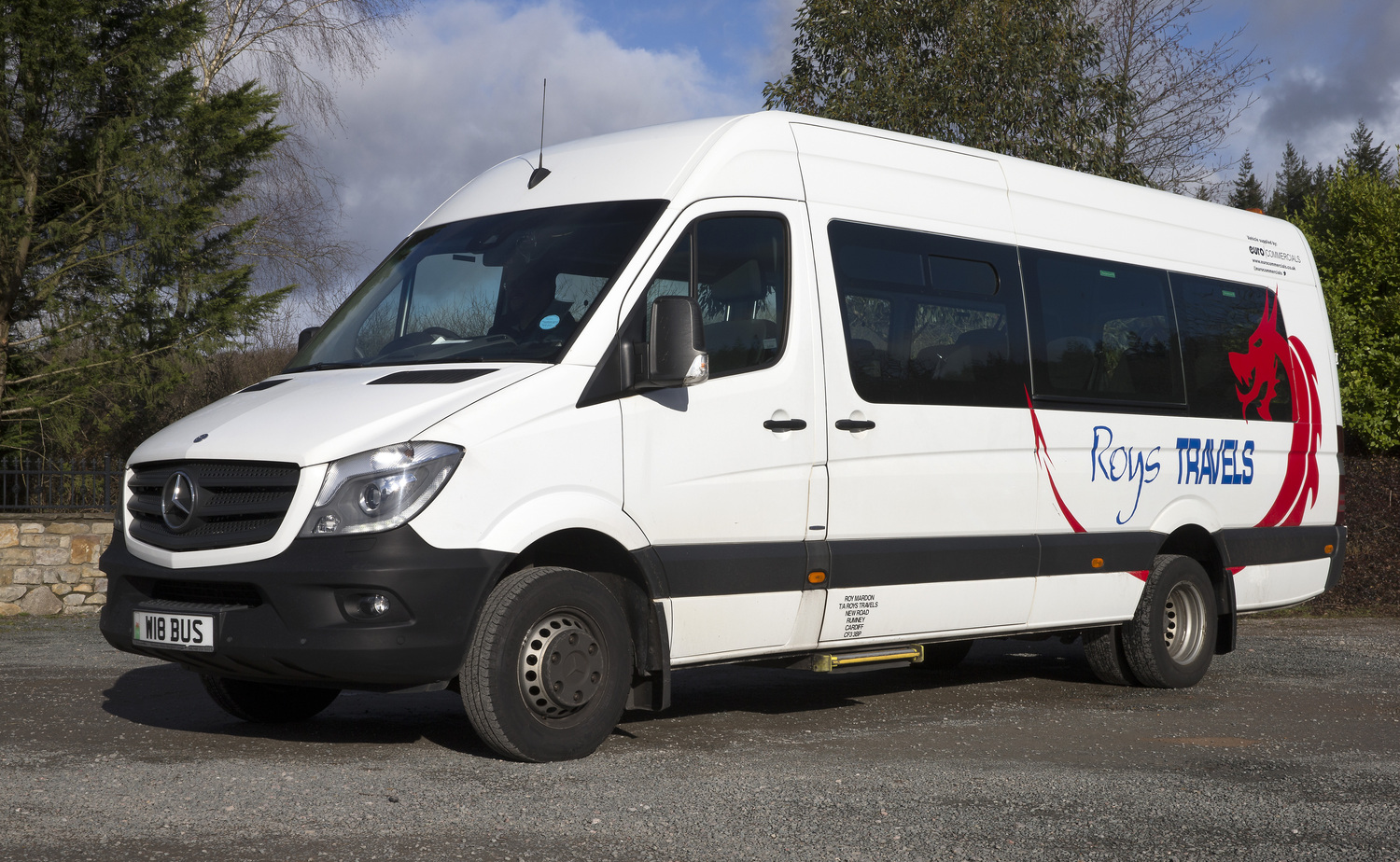 Standard Mercedes Sprinter 1 | Minibus Hire Cardiff | Roy's Travels