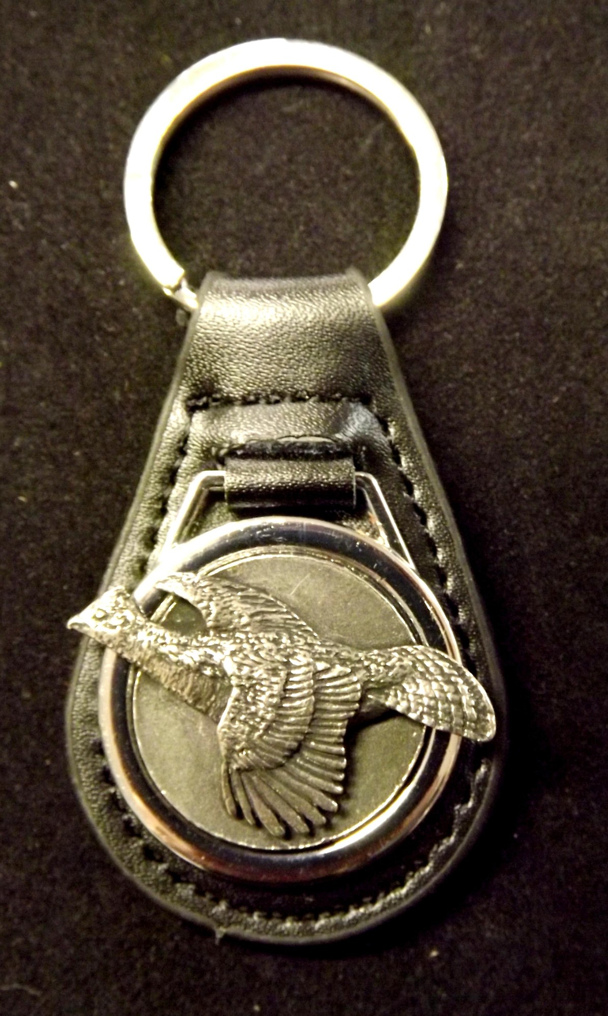 pewter/ leather Key fobs | TMB DESIGNS