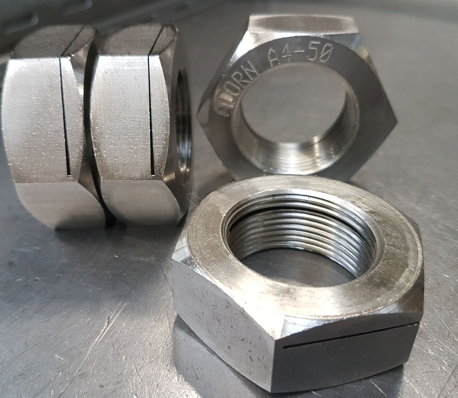 All metal prevailing torque hexagon and square lock nuts. Sometimes ...