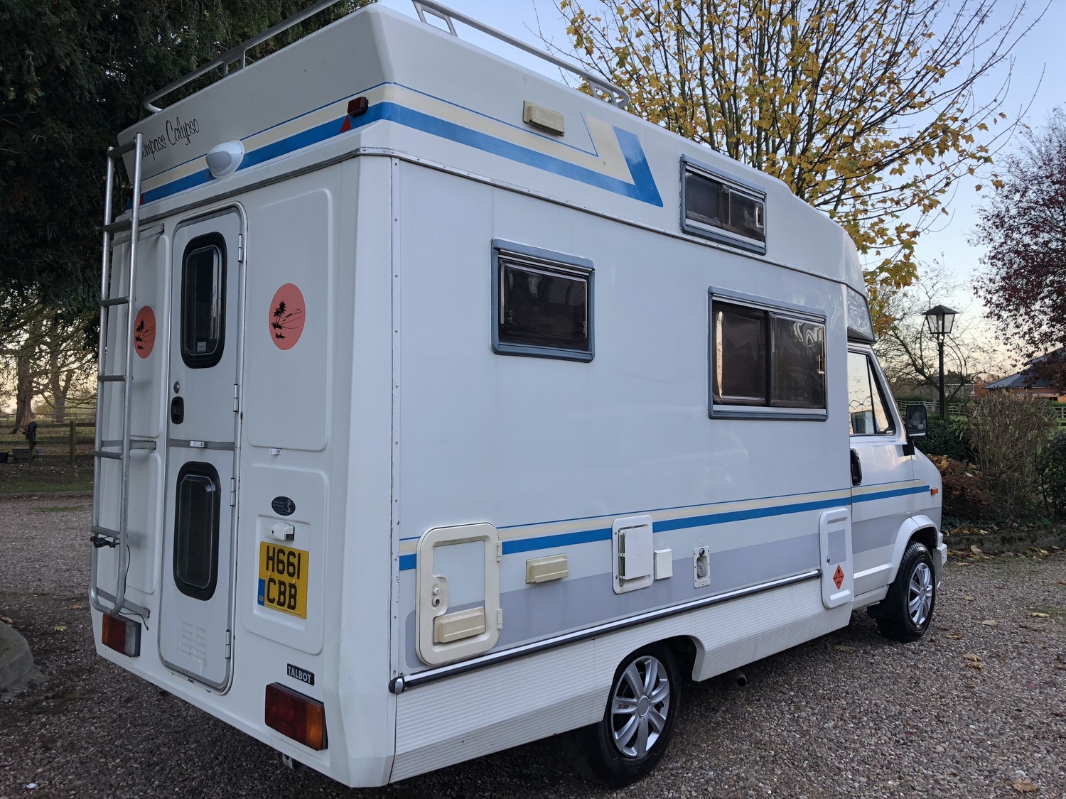Compass Calypso Motorhome 2 Berth 2.0 Petrol/LPG 1991 Talbot Express ...