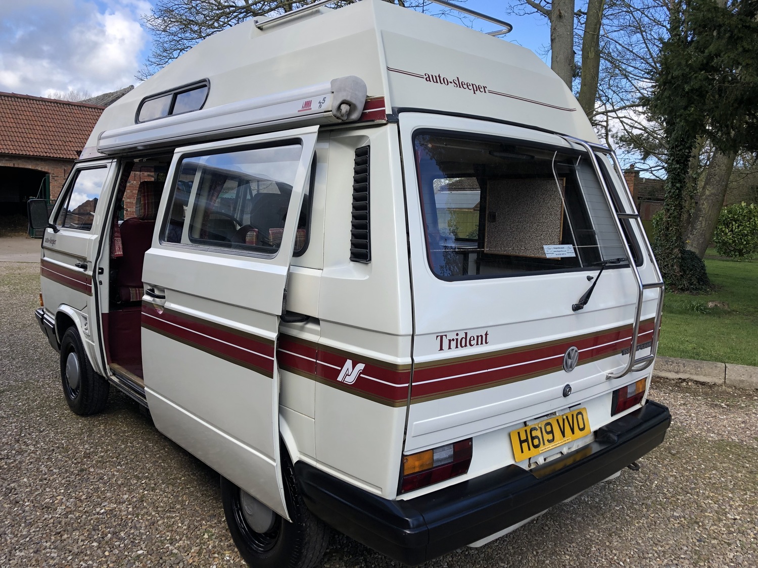 VW Auto Sleeper Trident Camper Van 4 Berth Volkswagen 1990(H)reg - P/Ex ...