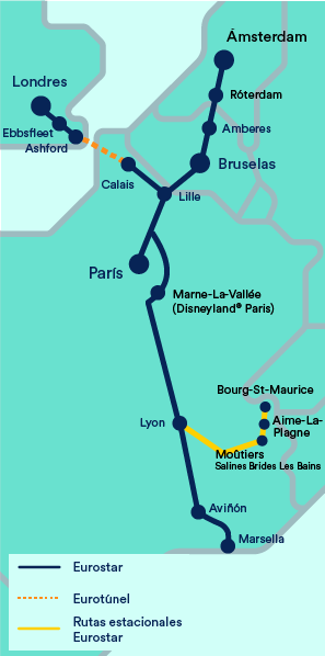 Eurostar: trenes a Londres, París, Bruselas y Ámsterdam | Trainline