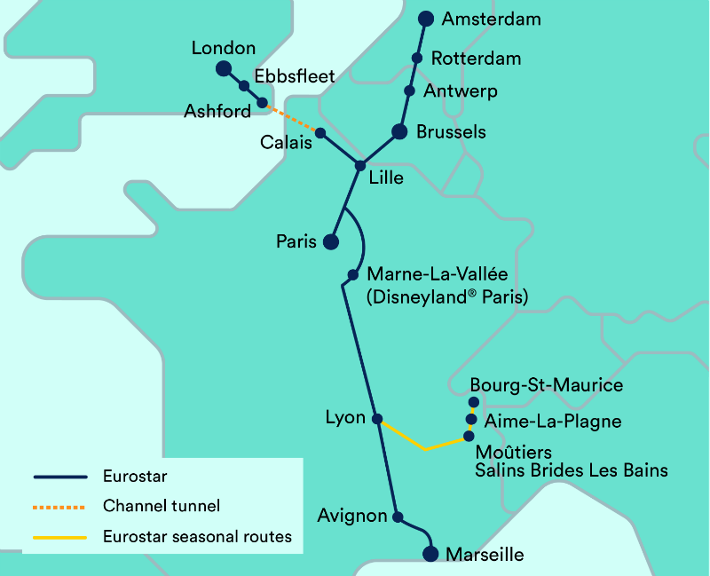 Voyagez en Europe avec les trains Eurostar | Trainline