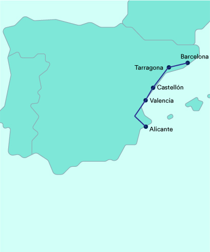 Euromed: trenes a Barcelona, Valencia y Alicante | Trainline