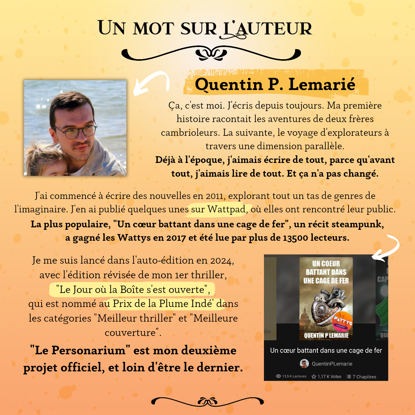 Le Personarium - Recueil de nouvelles fantastiques