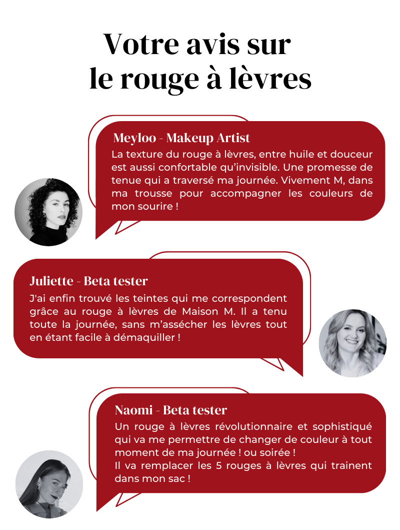 Le rouge à lèvres aux 3 couleurs sur mesure grâce à l'IA