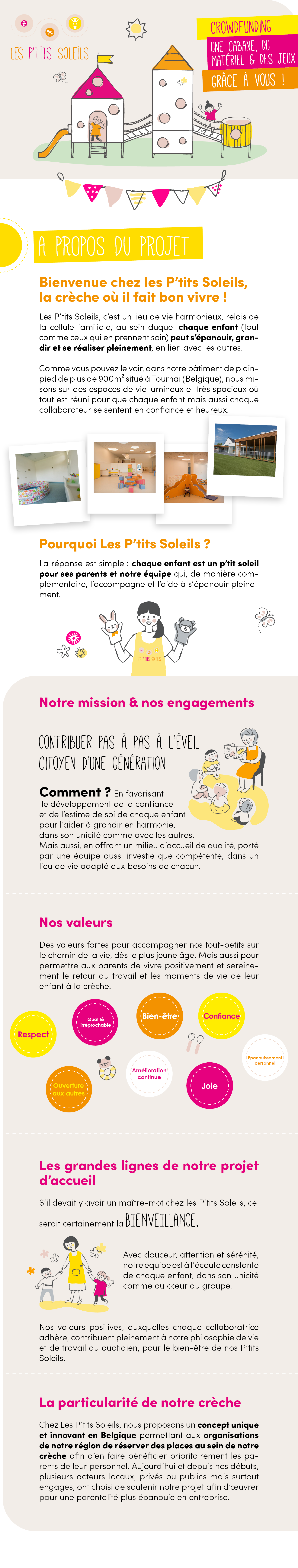 Crèche : aménagement du jardin & nouveaux équipements