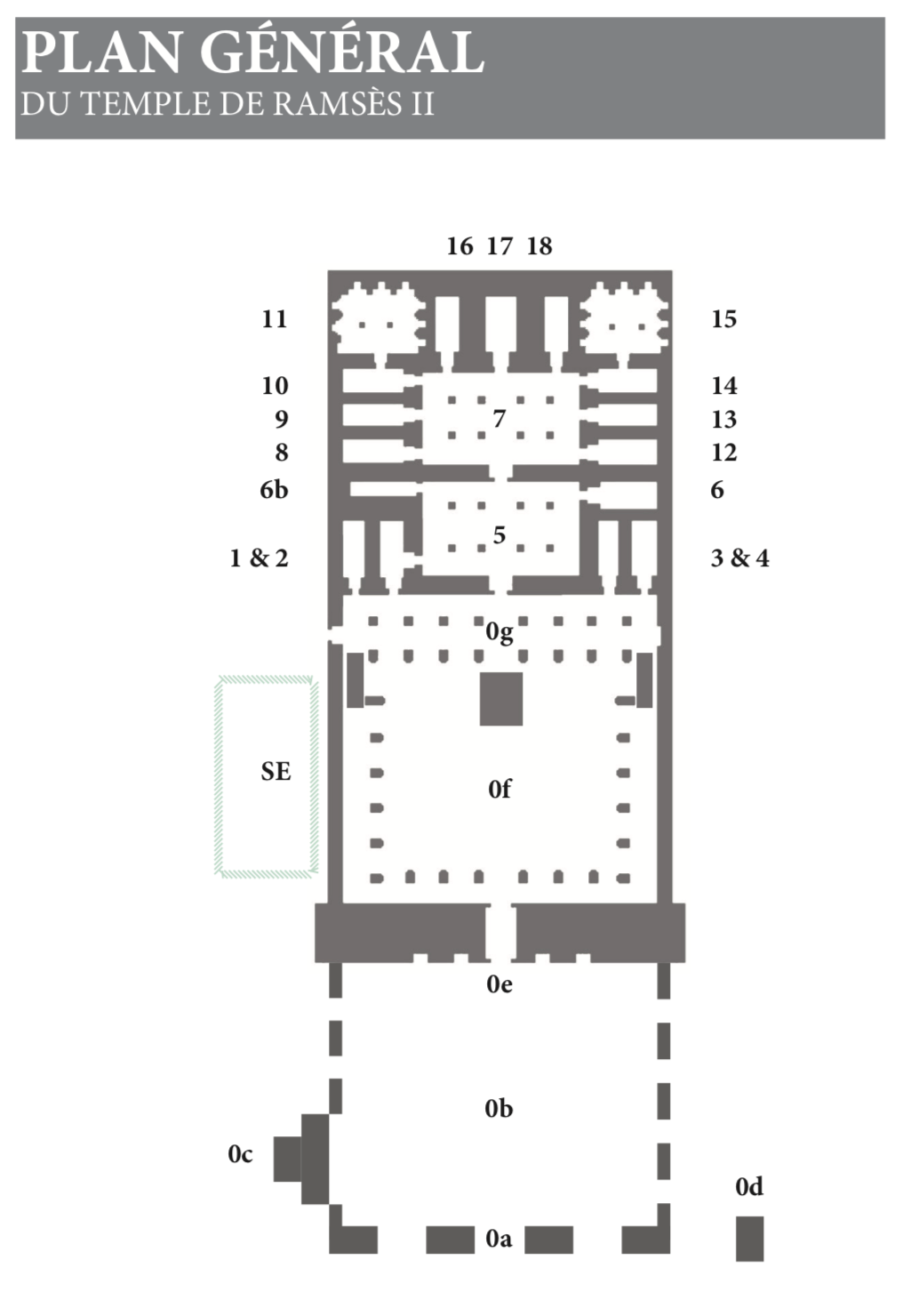 Livre sur le temple de Ramsès II à Abydos