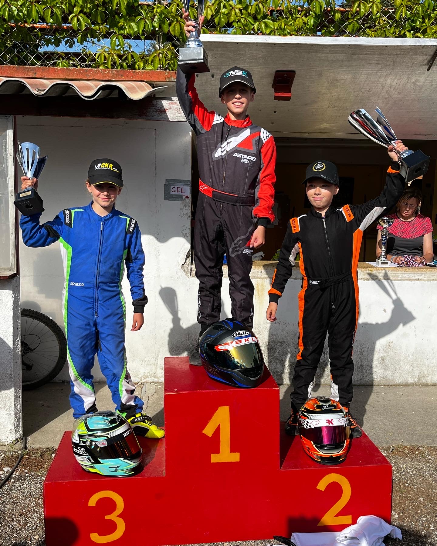 Compétition karting Julia 9ans