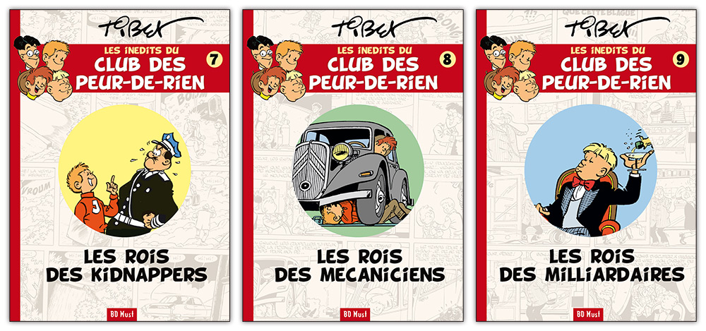 3ème série des inédits du Club des "Peur-de-rien"