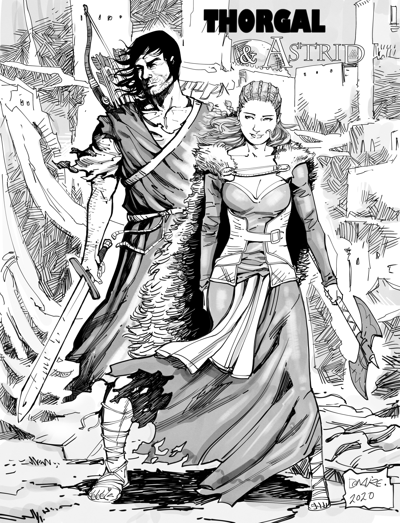 BD "ASTRID, AUDAZ & LES ROIS DE THULÉ". Tome 3: Le Cathare - Ulule