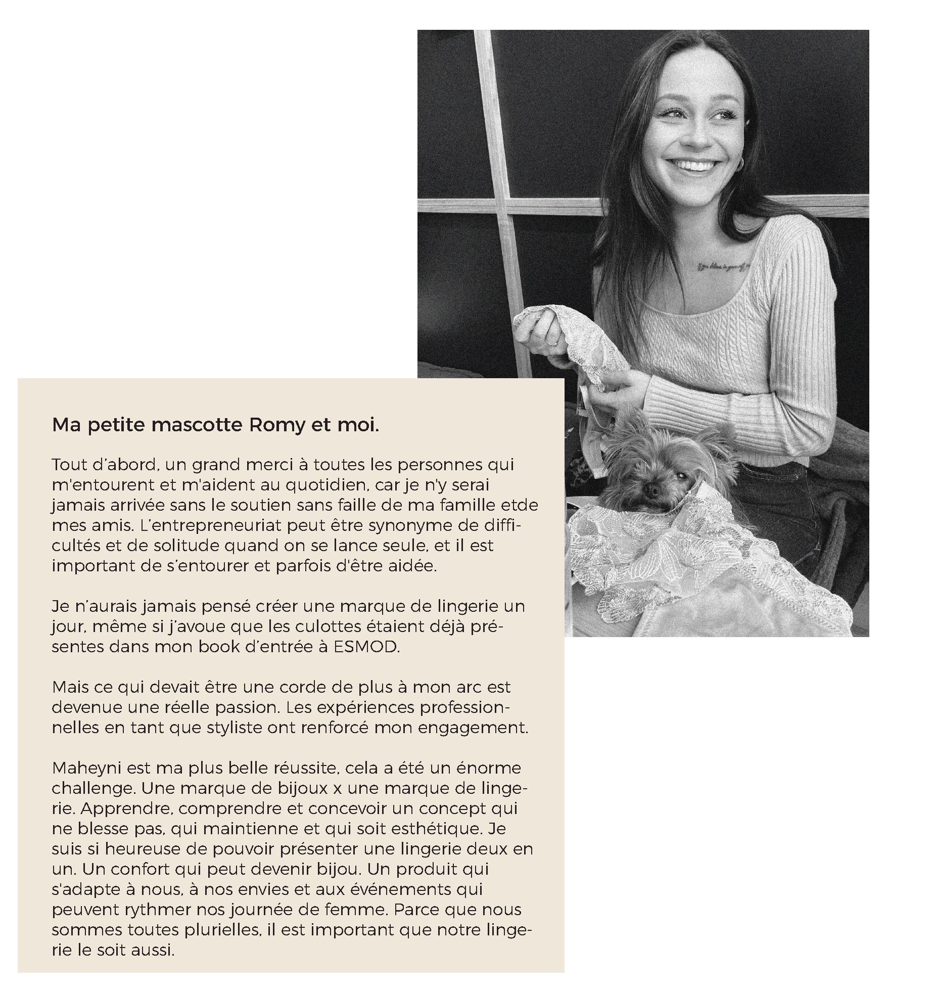 Maheyni Une Lingerie Plurielle - Ulule