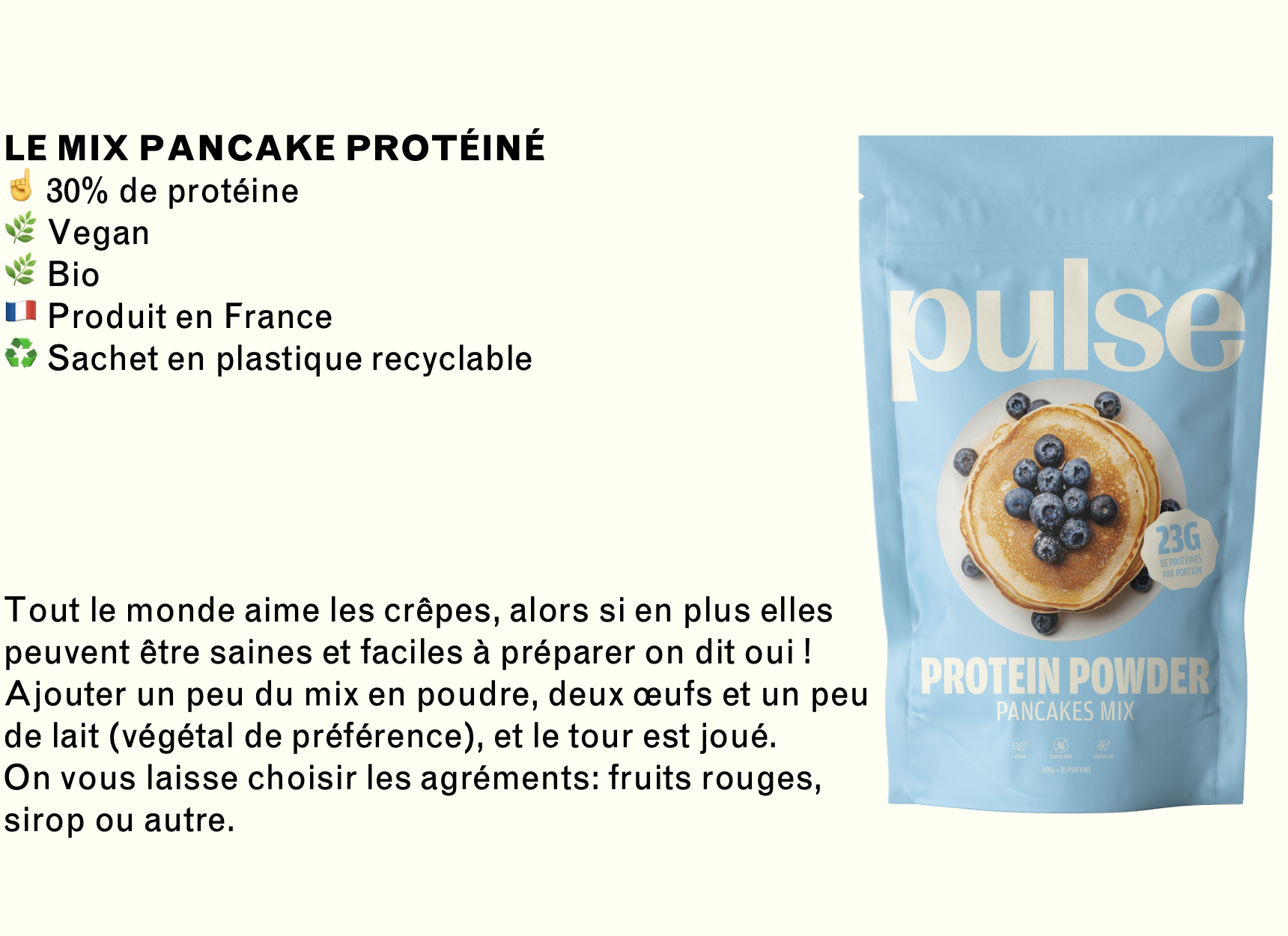Pulse, les produits protéinés sains et naturels