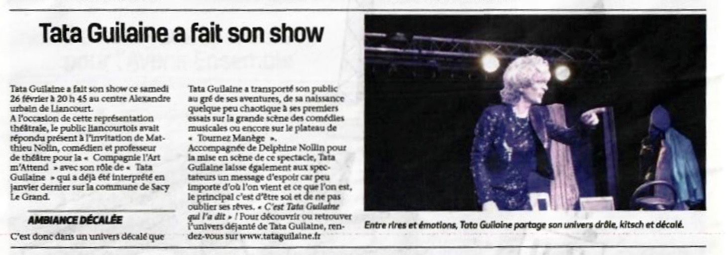 Tata Guilaine's show - Ulule