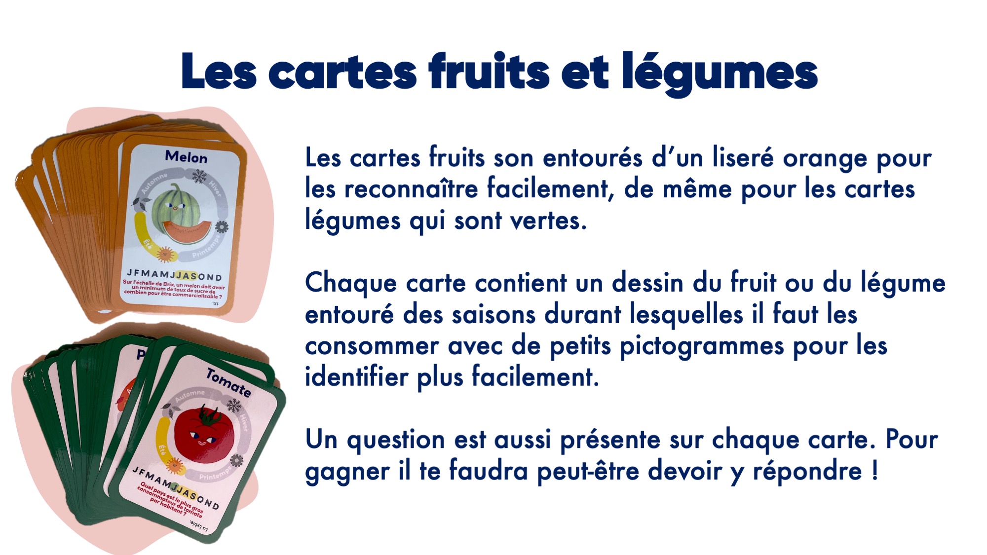 PANIER! Le 1er jeu de cartes fun sur les fruits et légumes