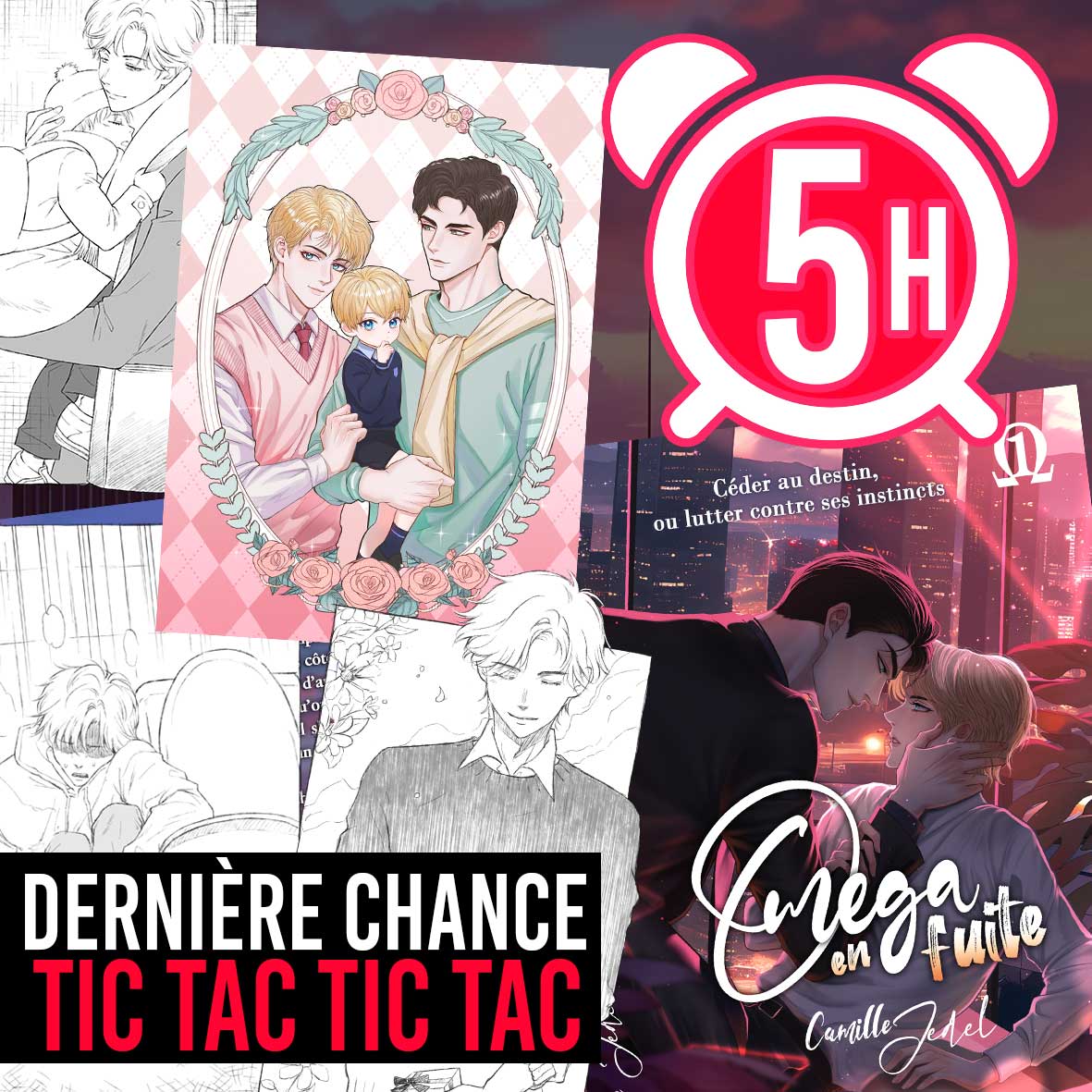 Oméga en fuite - une romance omegaverse