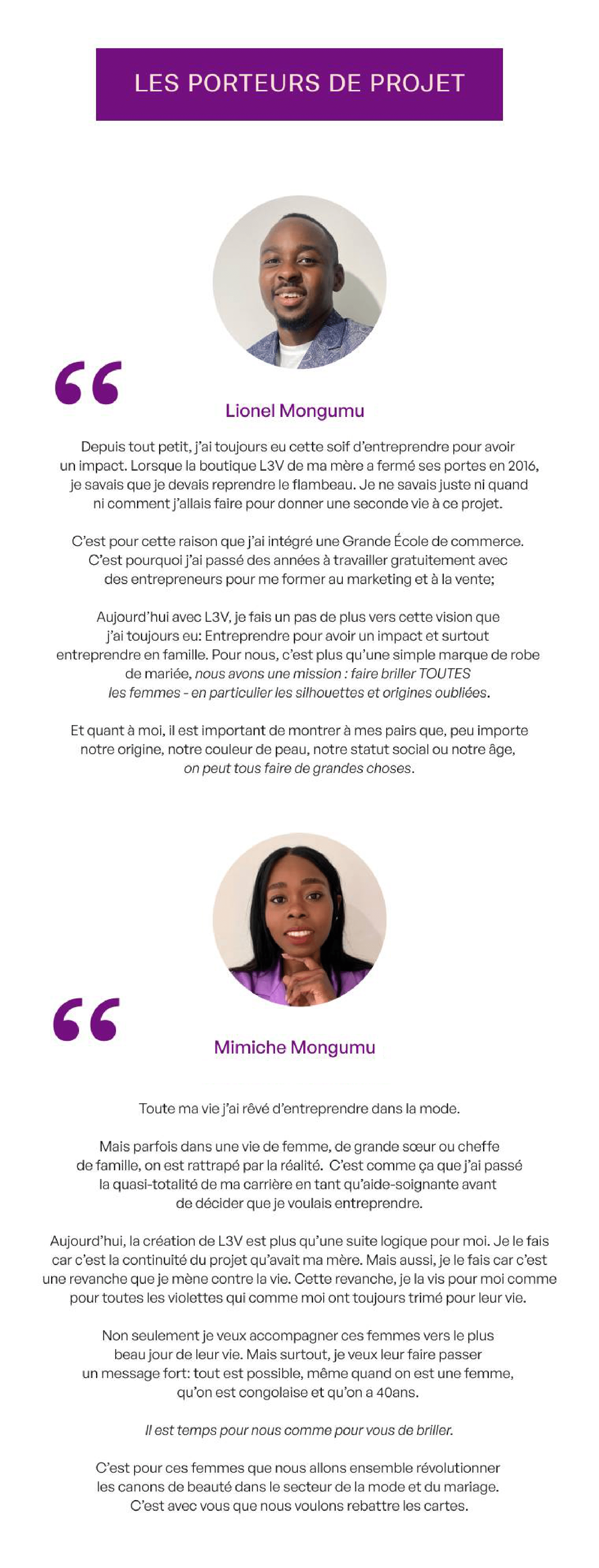 Les 3 Violettes, la robe de mariée pour toutes les femmes