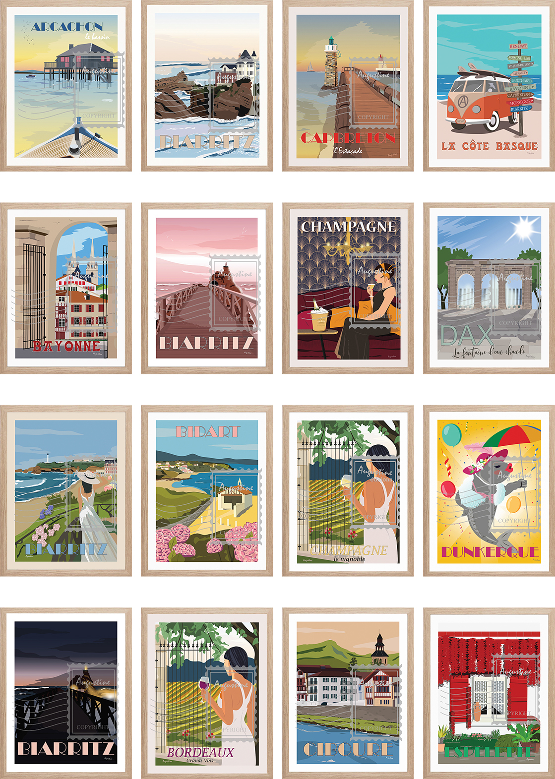 Affiches vintage et décoratives