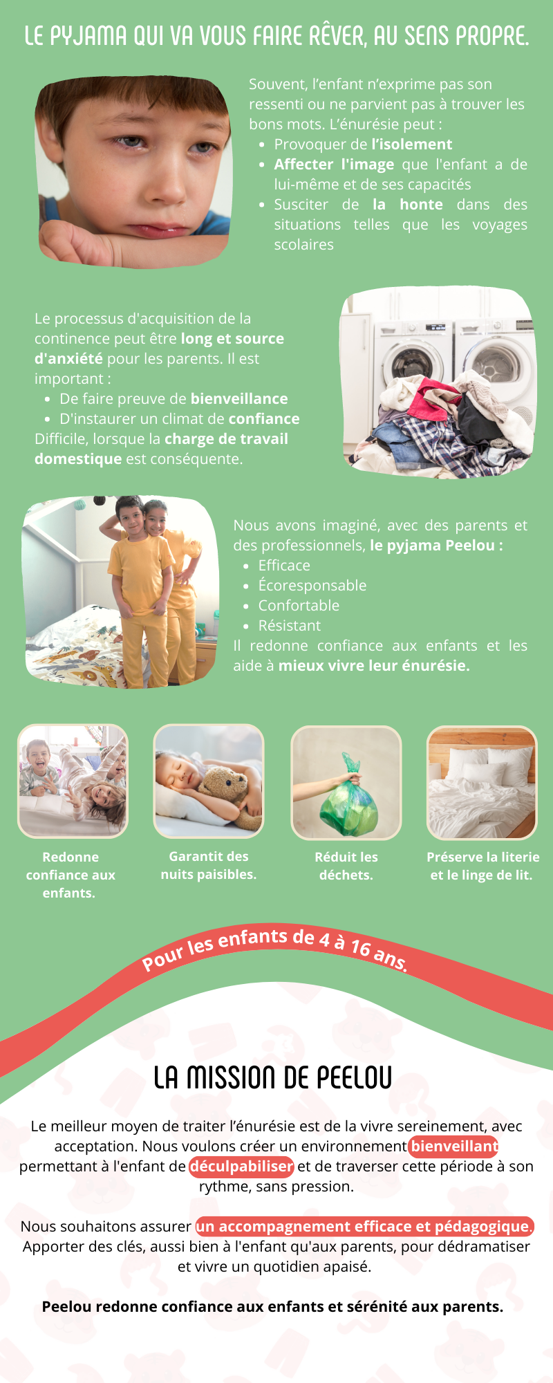 Peelou, le premier pyjama réellement absorbant 👌 GO 200% ! - Ulule