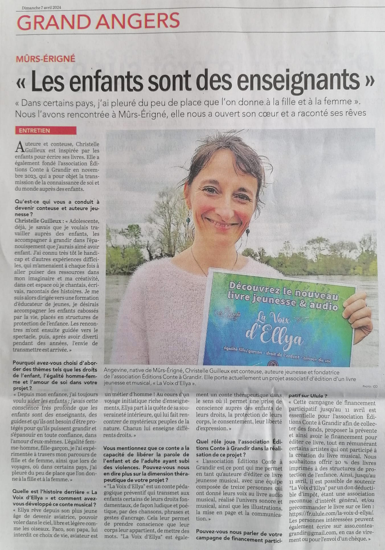 Conte éducatif & musical "La Voix d'Ellya"