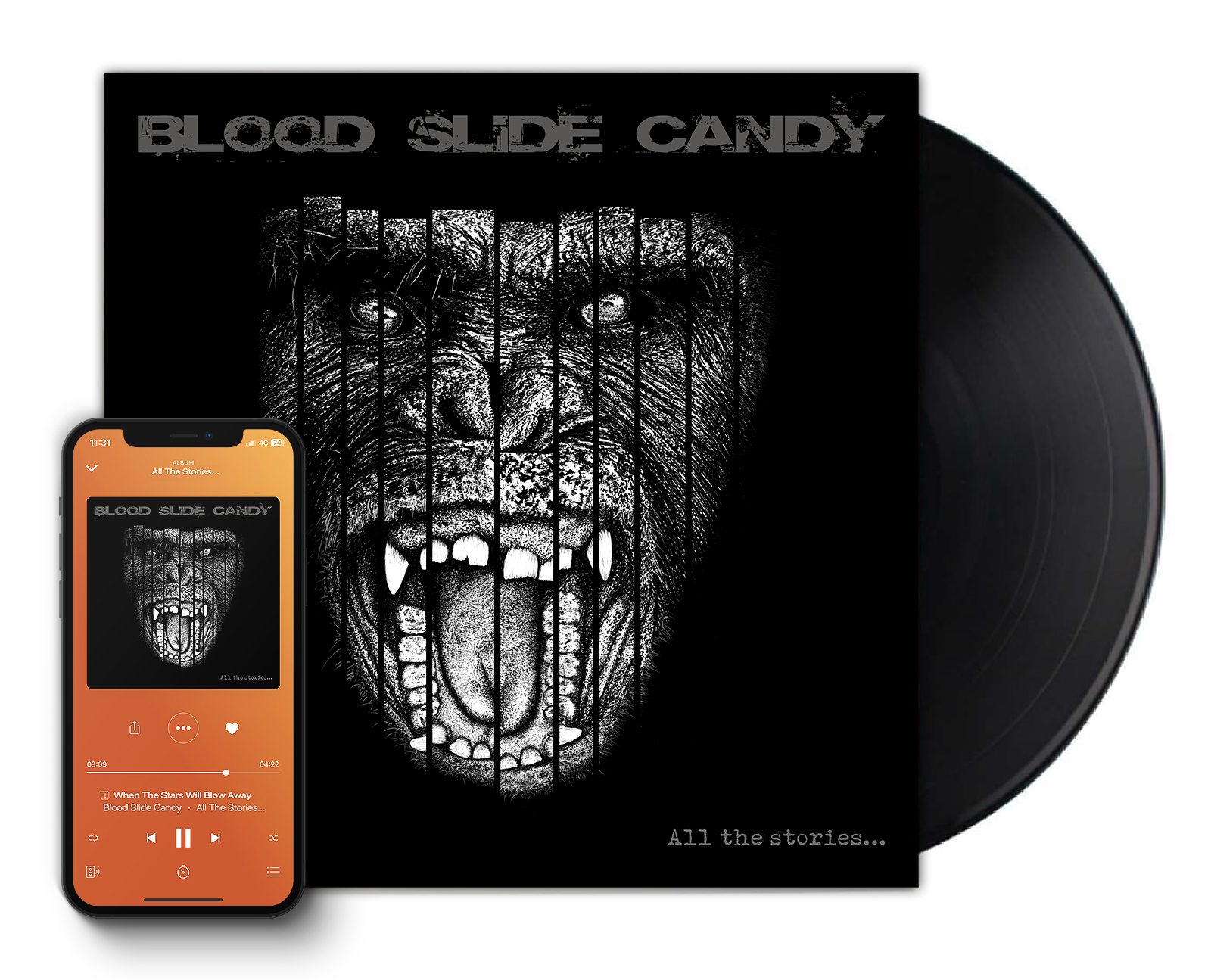 Vinyle de Blood Slide Candy - Ulule
