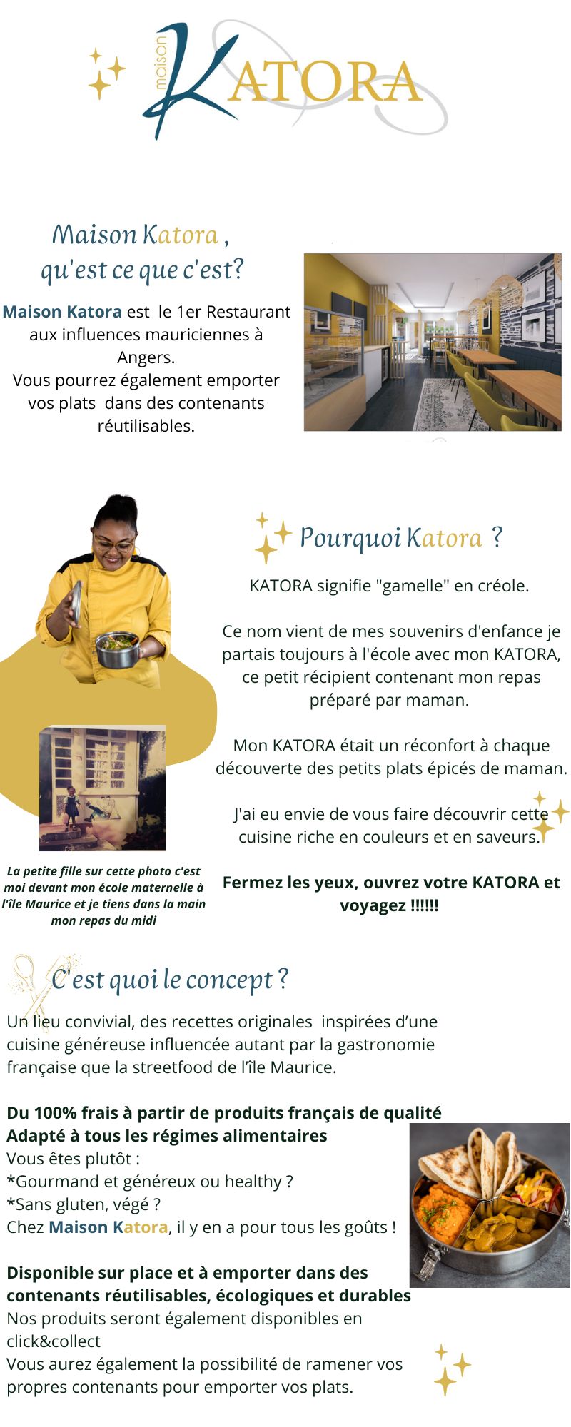 Maison KATORA Voyage Culinaire