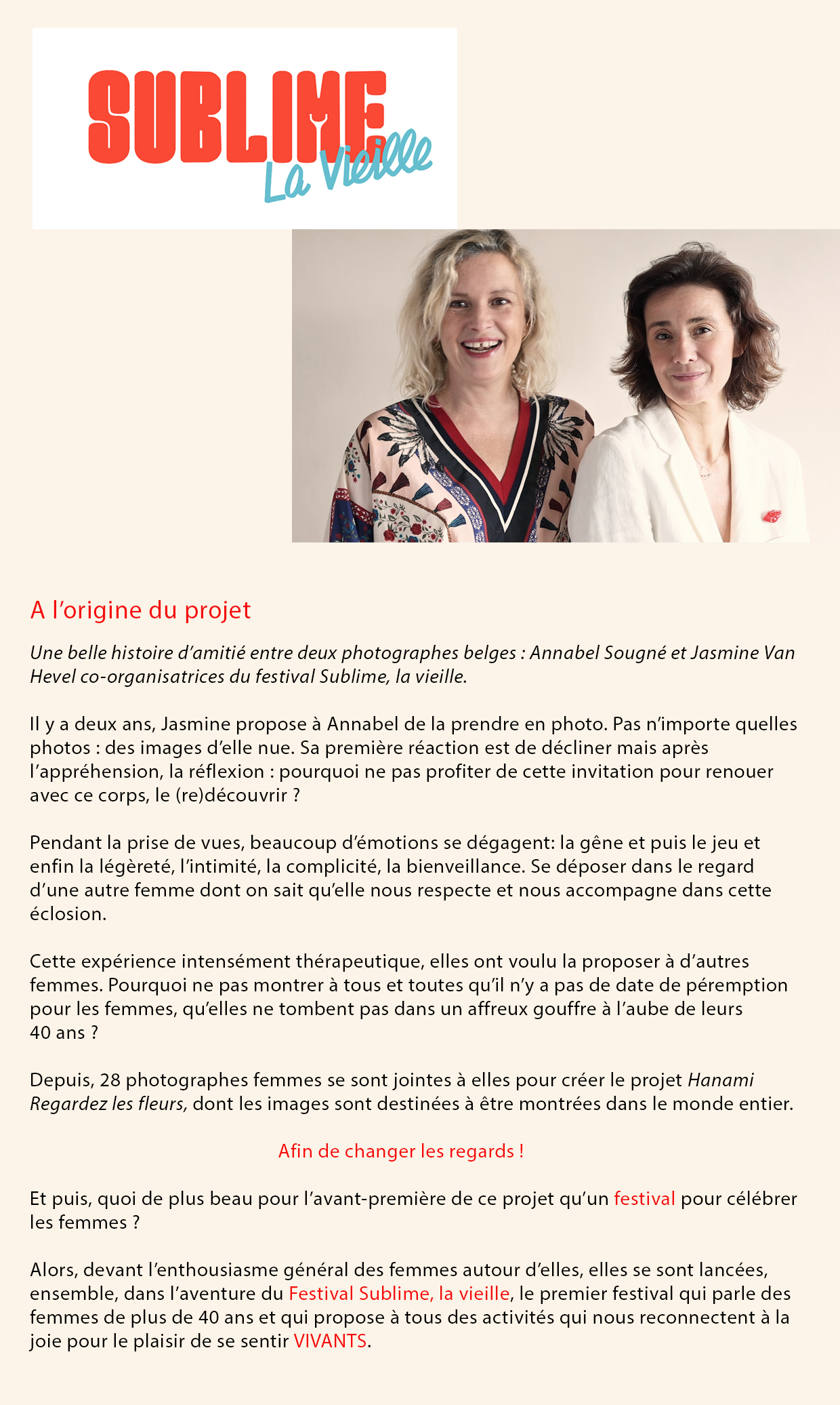 Festival Sublime, la vieille