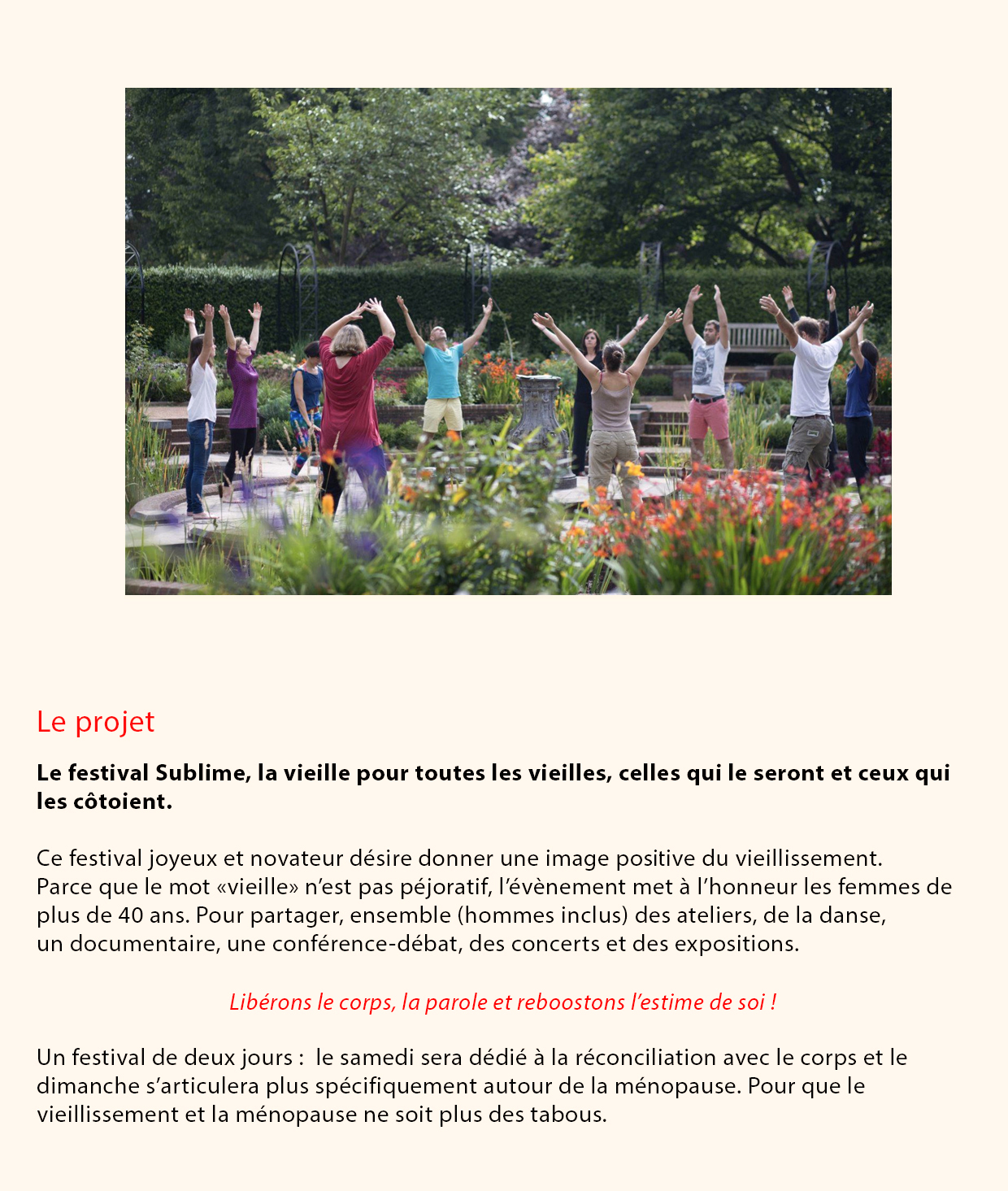 Festival Sublime, la vieille