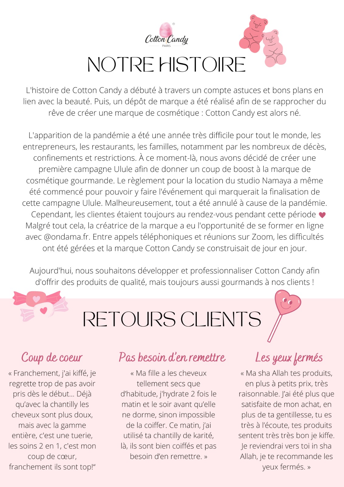 Cotton Candy, des produits gourmands pour toute la famille🍭