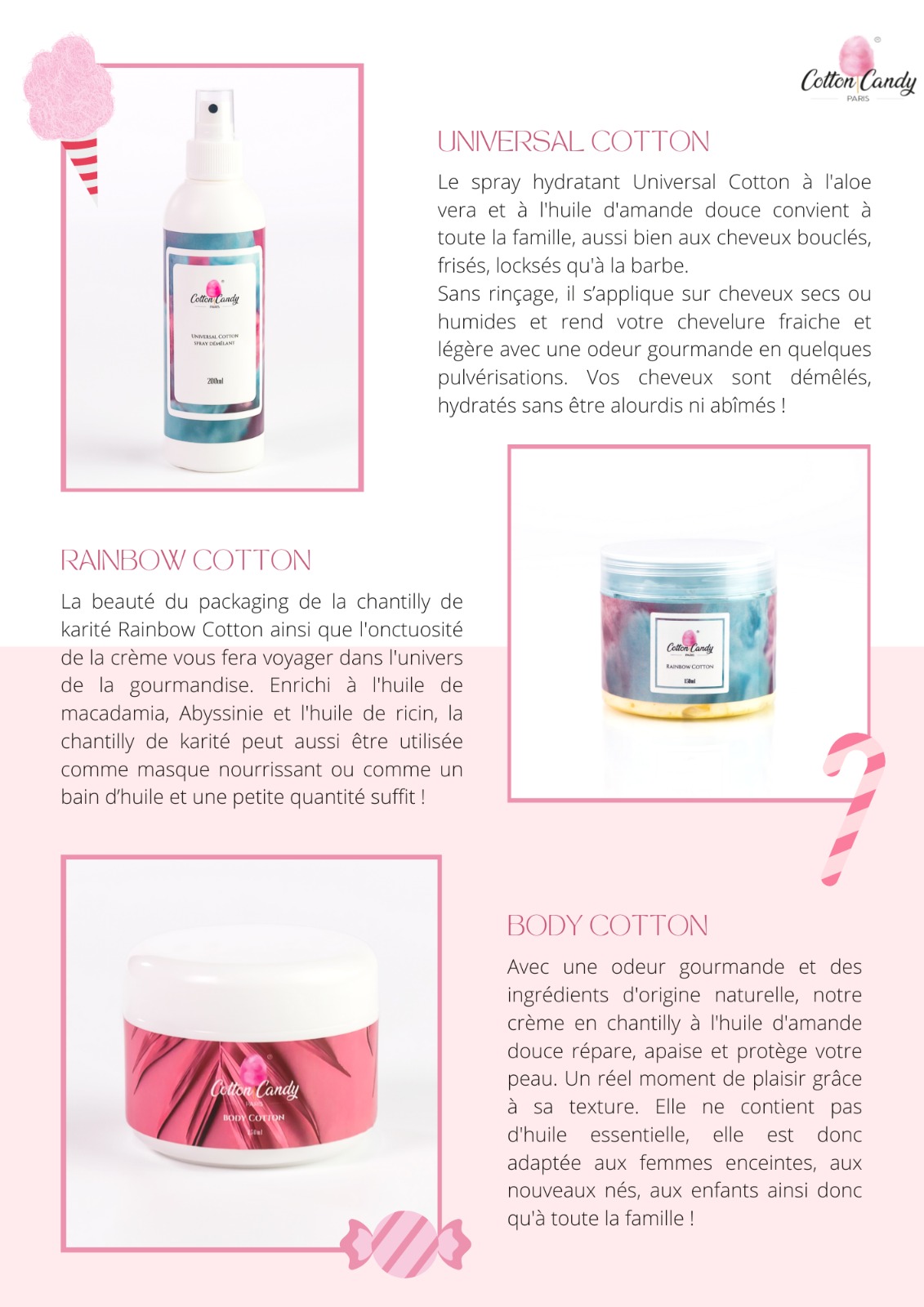 Cotton Candy, des produits gourmands pour toute la famille🍭
