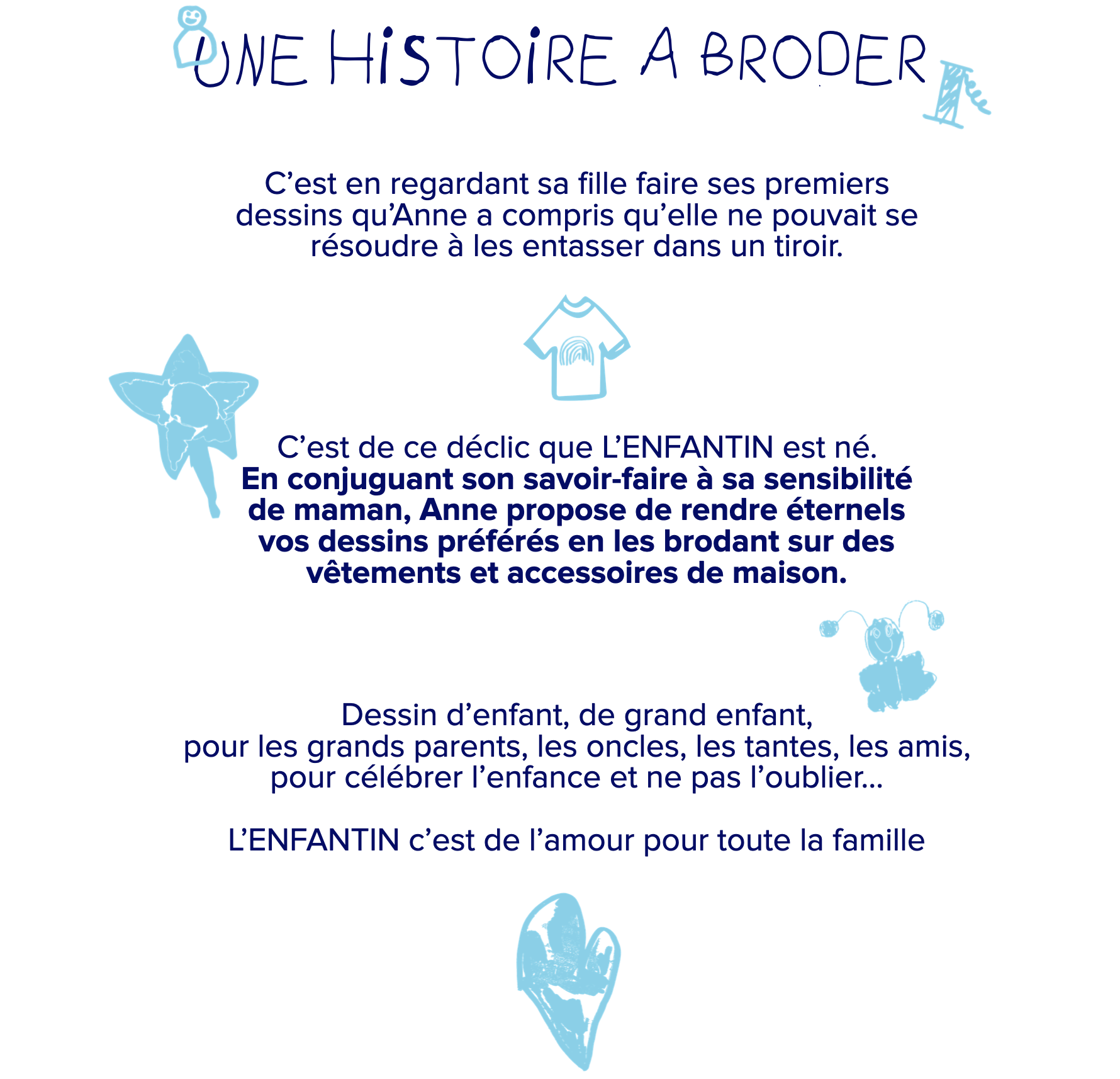 L'ENFANTIN - UNE HISTOIRE A BRODER - Ulule