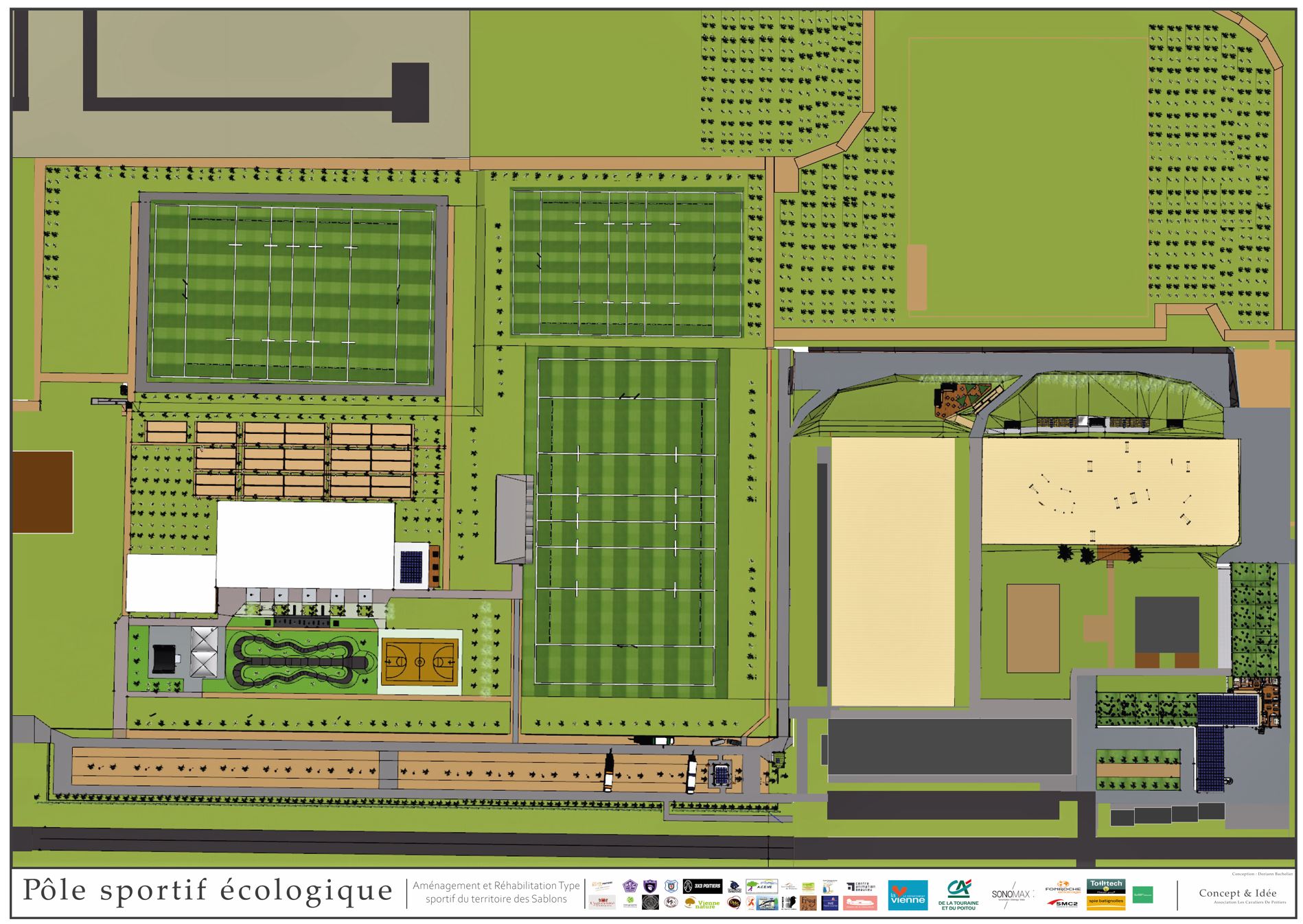 Un concept de pôle sportif écologique - Ulule
