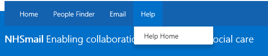 NHSmail 2 Portal - Home