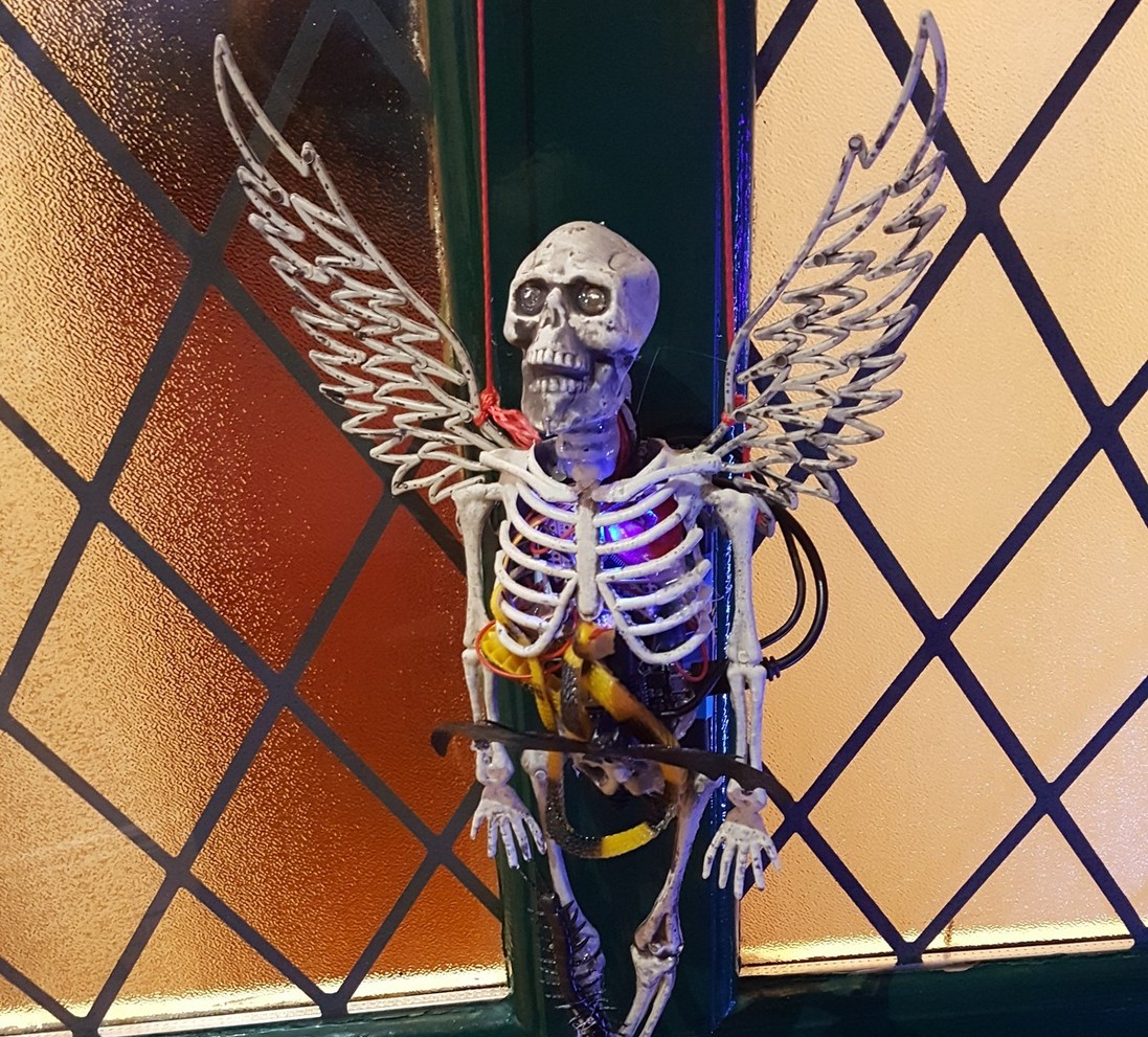 All the grisly details of Skeletony and the Halloween Doorbell of ...