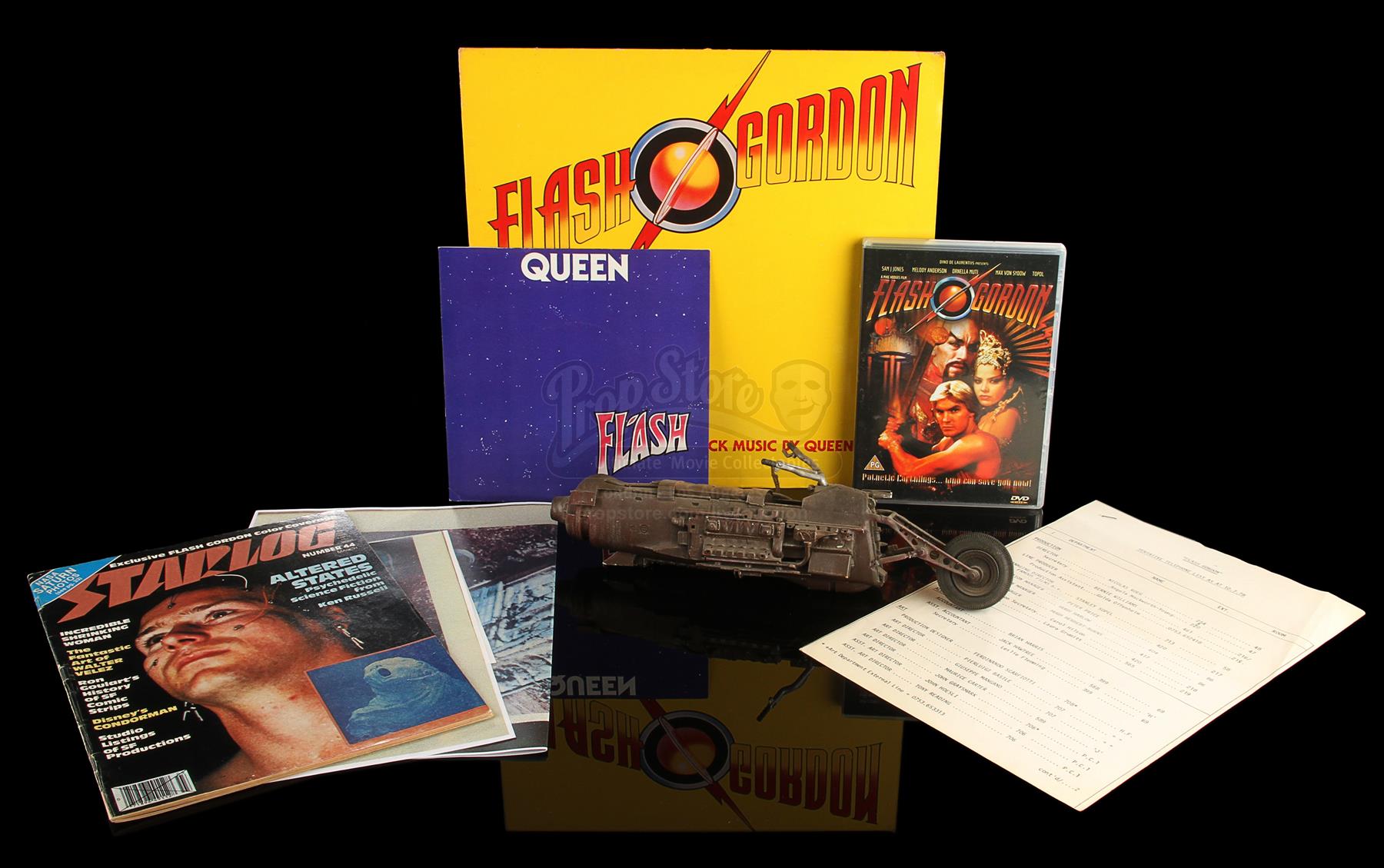 FLASH GORDON (1980) - Model Miniature Jet Bike and Ephemera - Current ...