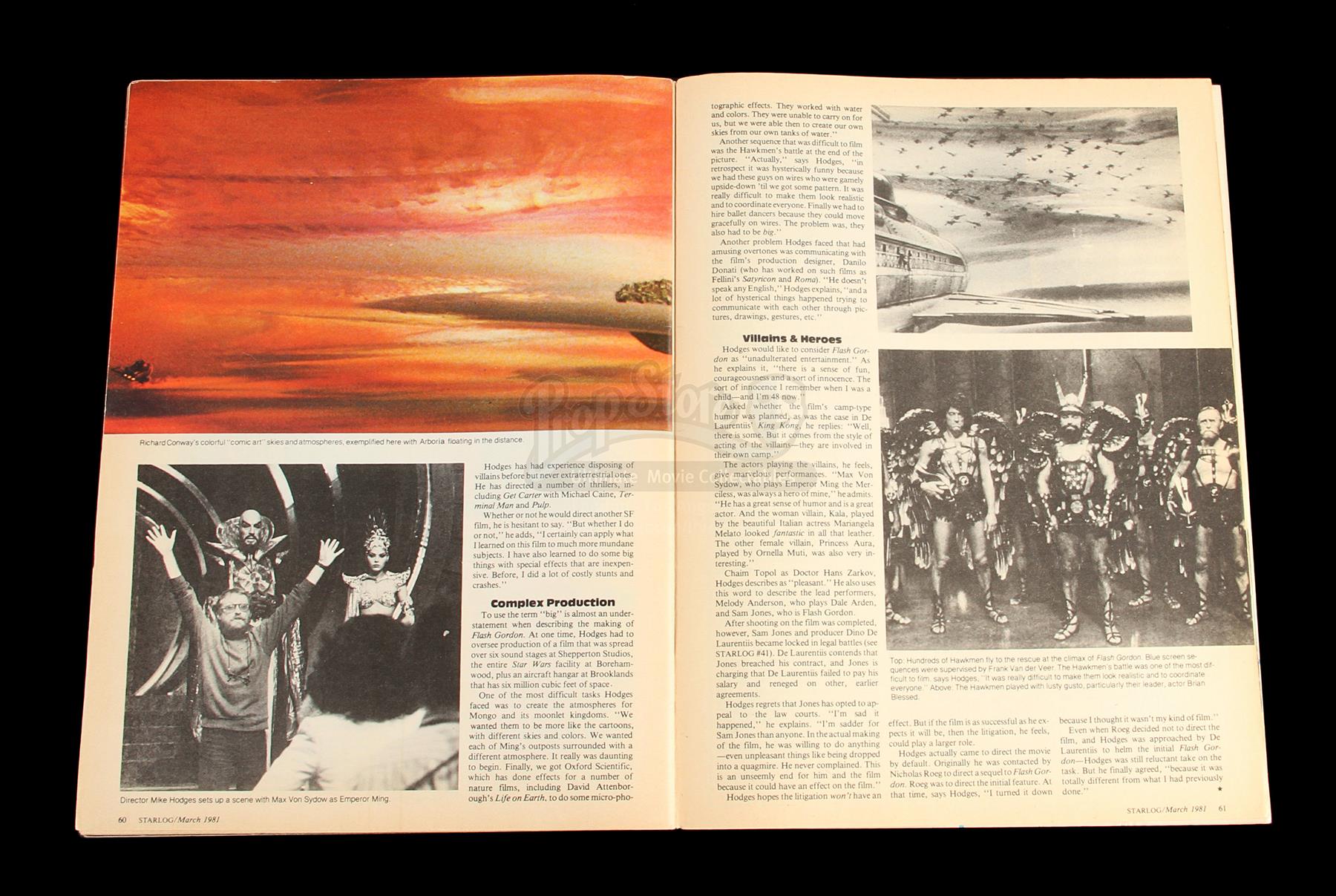 FLASH GORDON (1980) - Model Miniature Jet Bike and Ephemera - Current ...