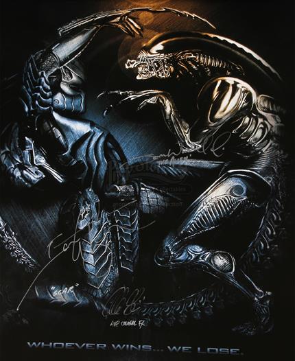 ALIEN VS. PREDATOR (2004) - Autographed Limited Edition One Sheet ...