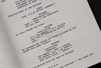 APOCALYPSE NOW (1979) - John Milius' Personal Script - Current price: £800