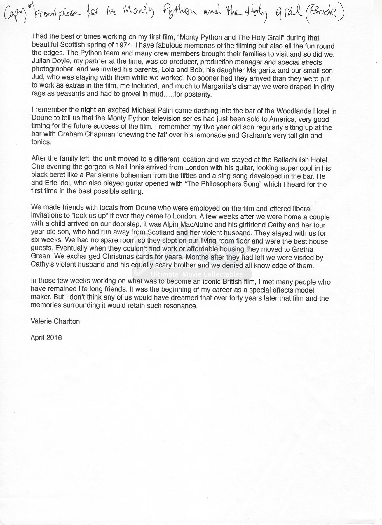 MONTY PYTHON AND THE HOLY GRAIL (1975) - Model Miniature Trojan Rabbit ...