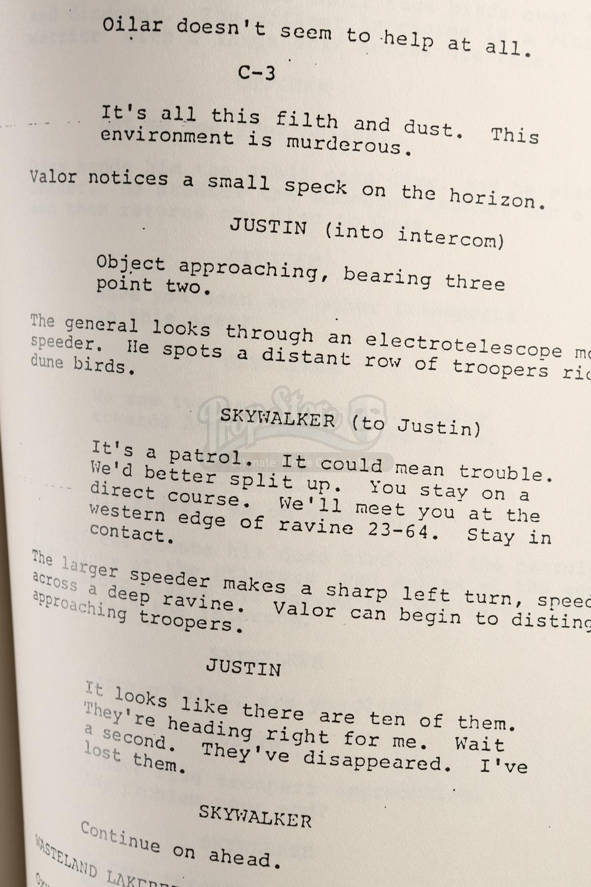 STAR WARS - EP IV - A NEW HOPE (1977) - The Star Wars' First Draft ...