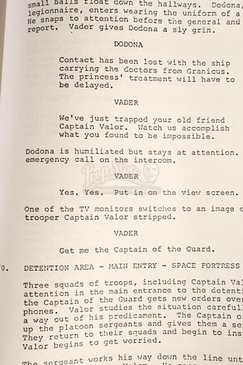 STAR WARS - EP IV - A NEW HOPE (1977) - The Star Wars' First Draft ...