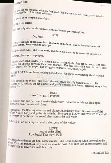 TITANIC (1997) - Production Script and Crew Gift Stills Book - Current ...