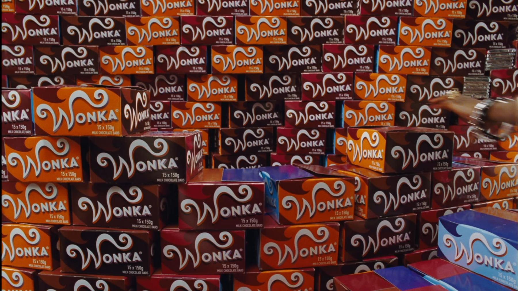 CHARLIE AND THE CHOCOLATE FACTORY 2005 Packaged Wonka Bars 