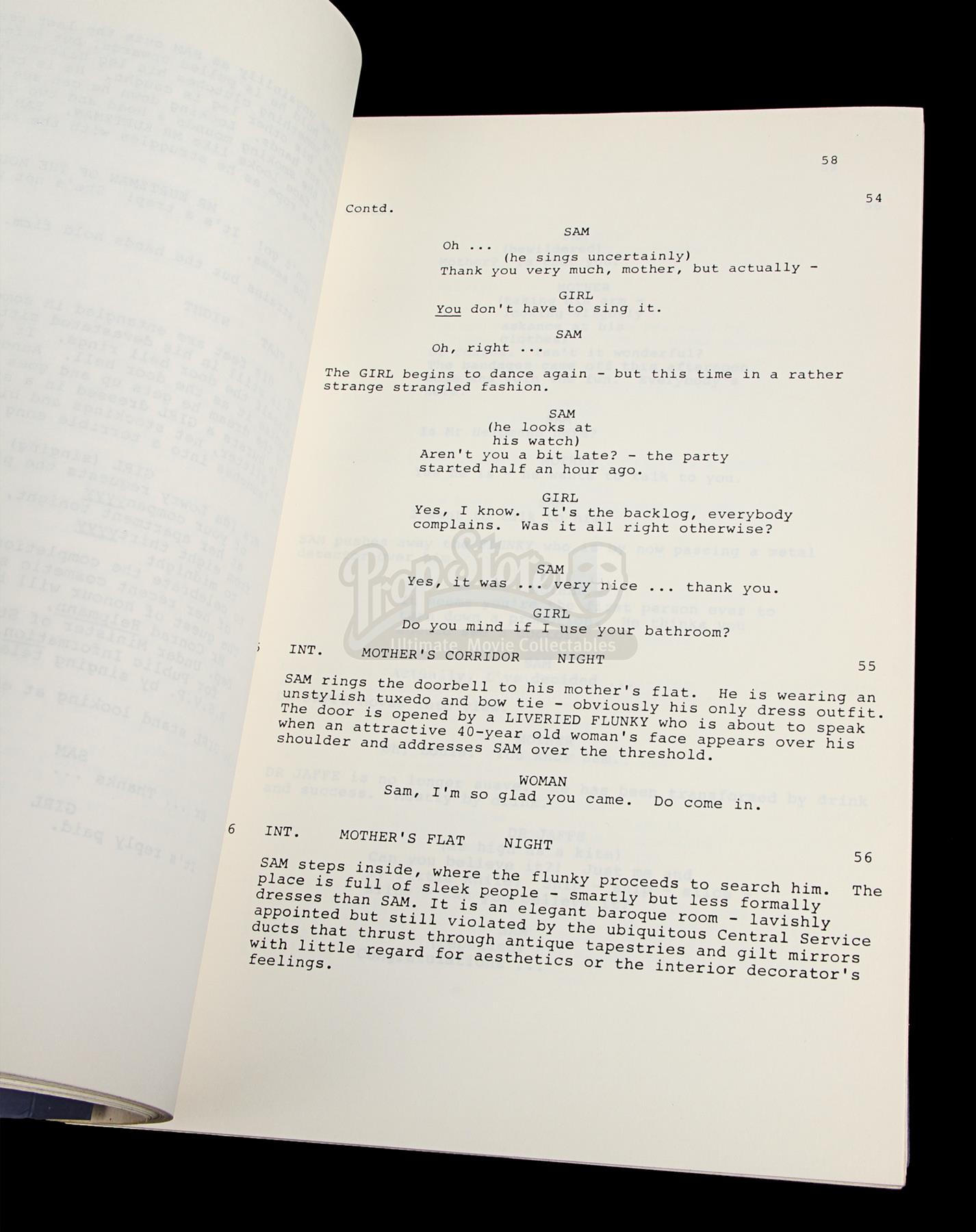 BRAZIL (1985) - Production-Used Script and Ephemera - Current price: £500