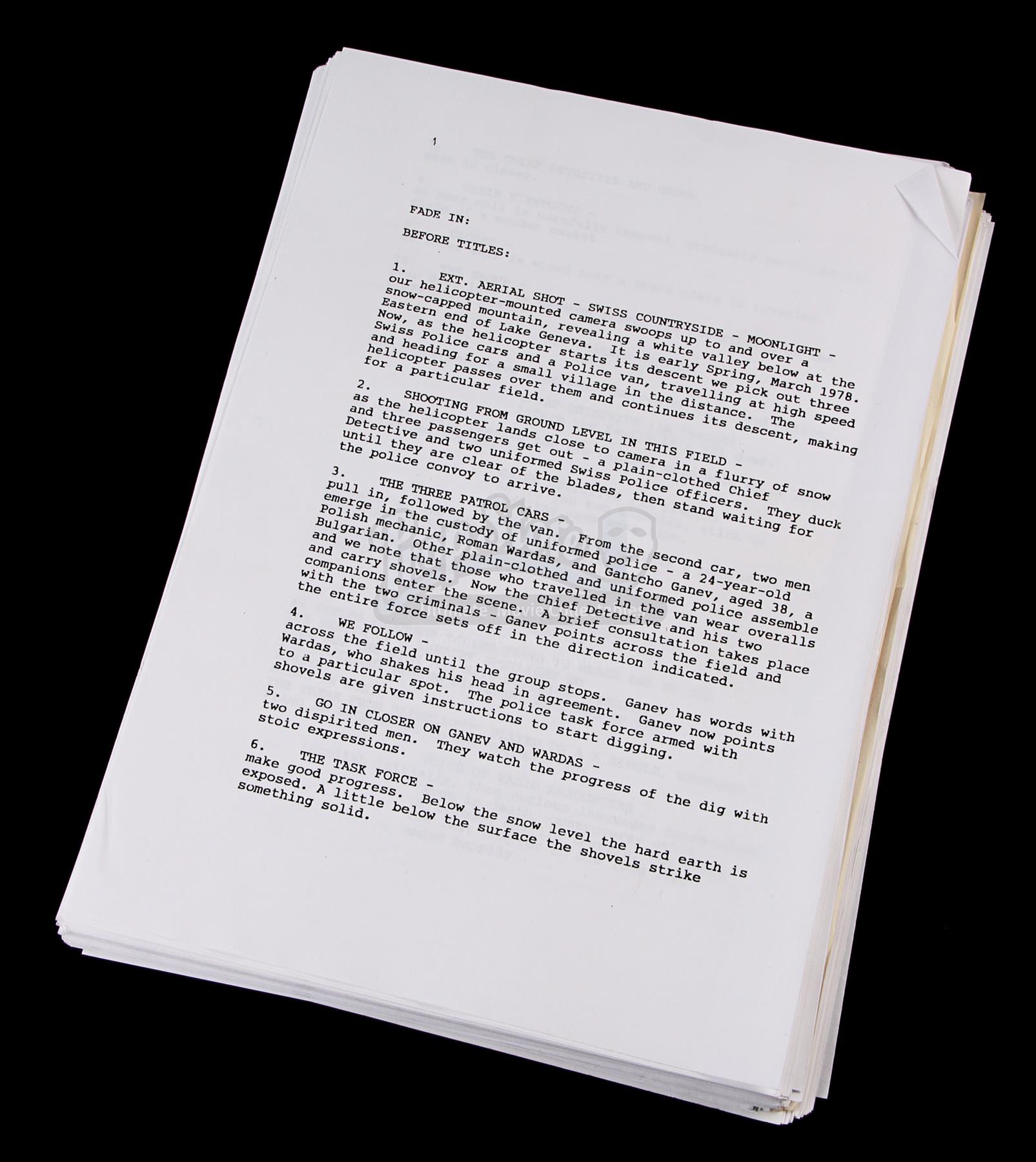 CHAPLIN (1992) - Richard Attenborough's Personal Annotated Script and ...